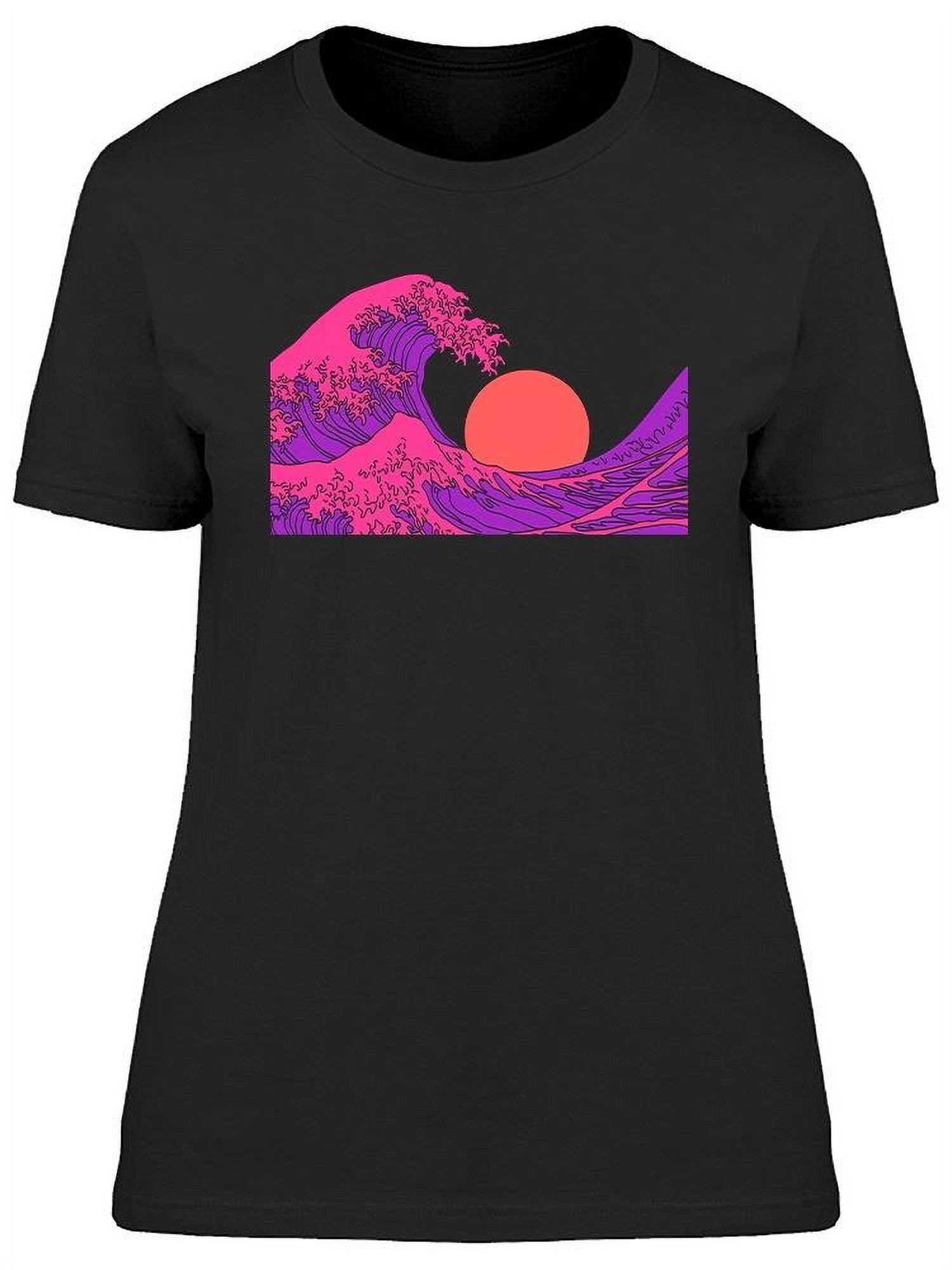 Great Wave In The Sunset T-Shirt Women -Image by Shutterstock, Female ...