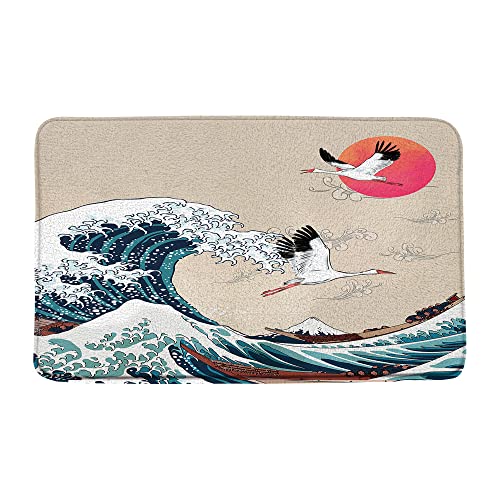 Great Wave Japanese Kanagawa Ocean Boat Japan Mount Fuji Sea Waves Full ...