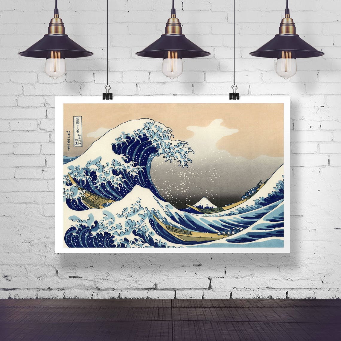 The Great Wave Off Kanagawa By Hokusai Great Wave Art Great Wave Poster ...