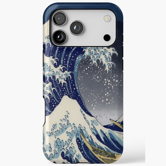 Great Wave Kanagawa Night Japanese Ukiyo-e Ocean Case for iPhone 11 12 ...