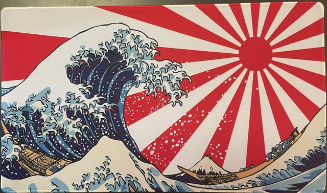 Great Wave & Rising Sun Playmat - Walmart.com