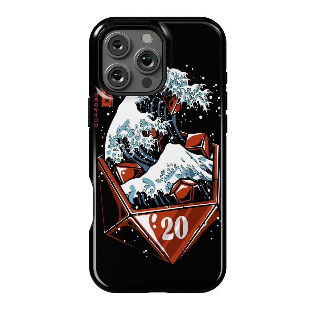 Great Wave of Dices Parody Art For iPhone 11 to 17 Pro Max Compatible ...