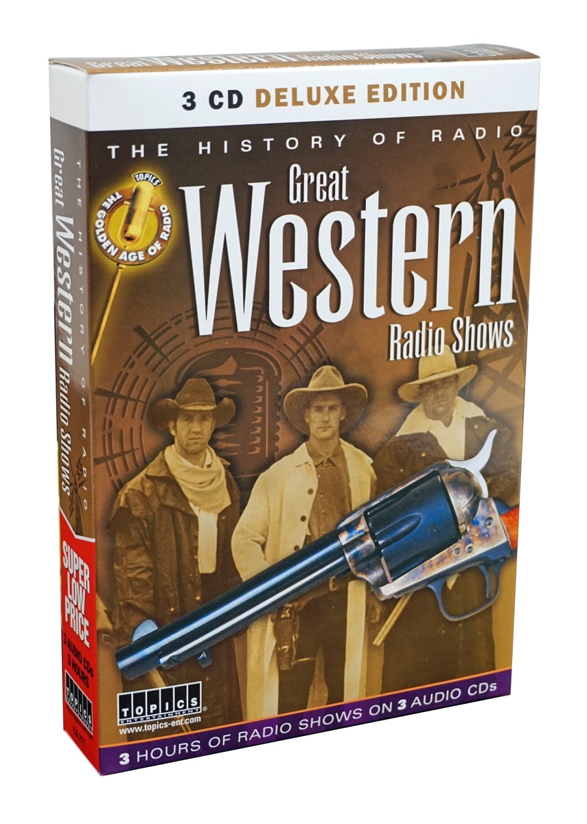History of Great Western Classic RADIO Shows on 3 Audio CDs - Hopalong ...