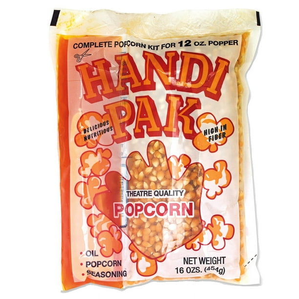 Great Western, Handi Pak Popcorn Kit 12 oz. (24 Count) - Walmart ...