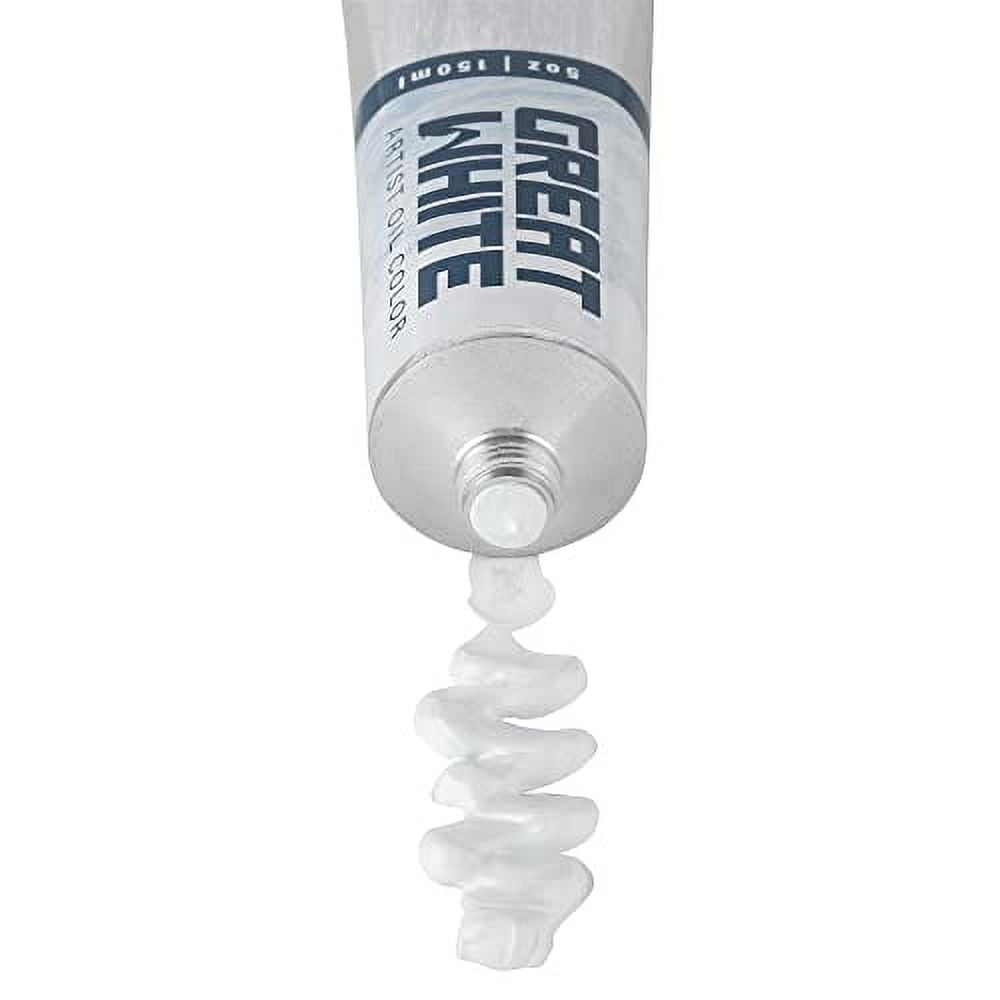 Great White Artist Oil Color - 150mL Tube, Heavy Body, Opaque ...