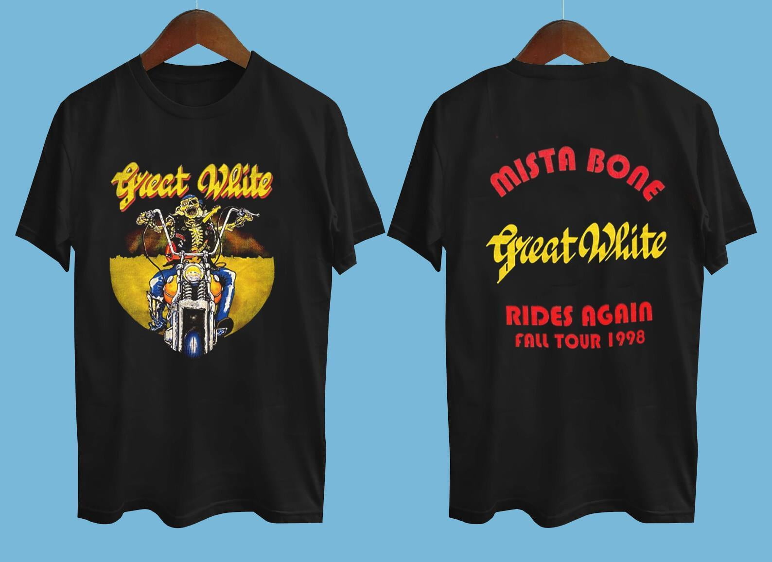 Great White Band 1998 Mista Bone Rides Again Double Sided All Size ...