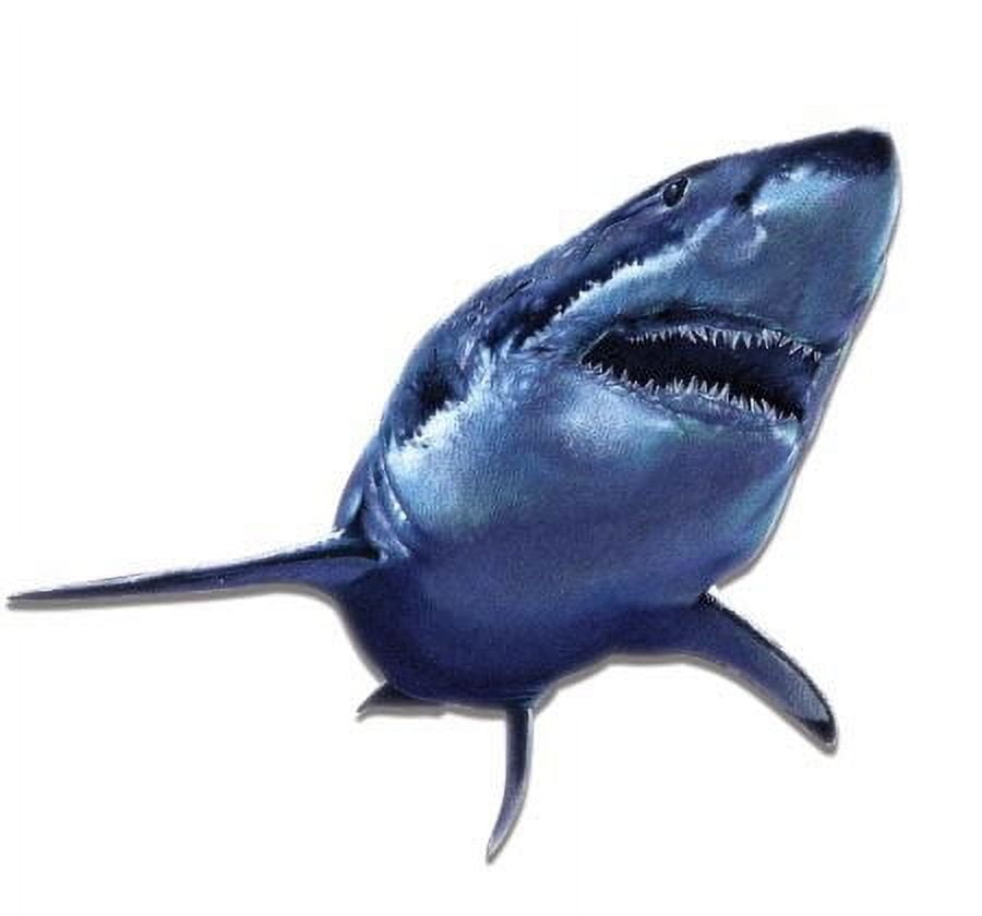 Great White Shark - 3" Vinyl Sticker - For Car Laptop I-Pad Phone ...