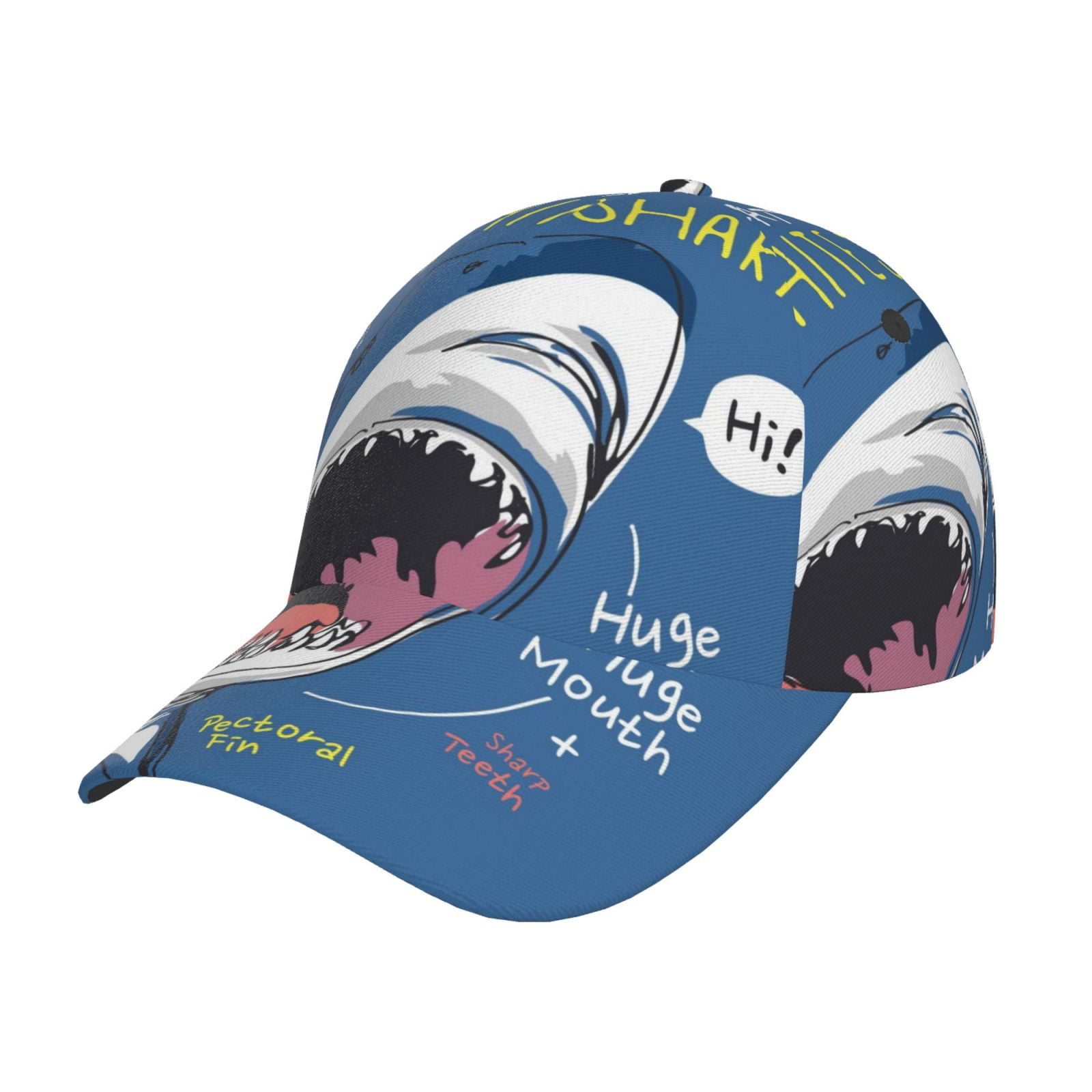Great White Shark Baseball Caps - Adjustable Golf Dad Hat for Men and ...