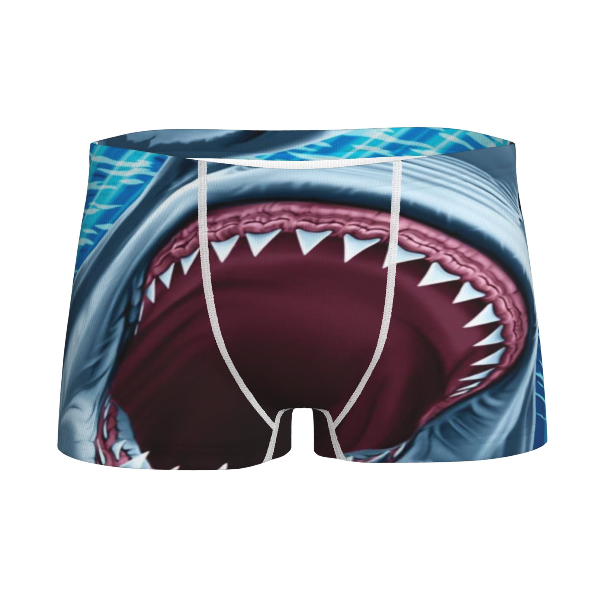 Great White Shark Boys'100% Cotton Boxer Brief Soft Moisture Wicking ...