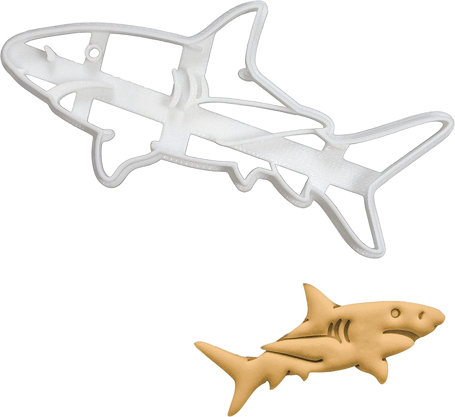 Great White Shark Cookie Cutter - Perfect for Fondant, Clay, and ...