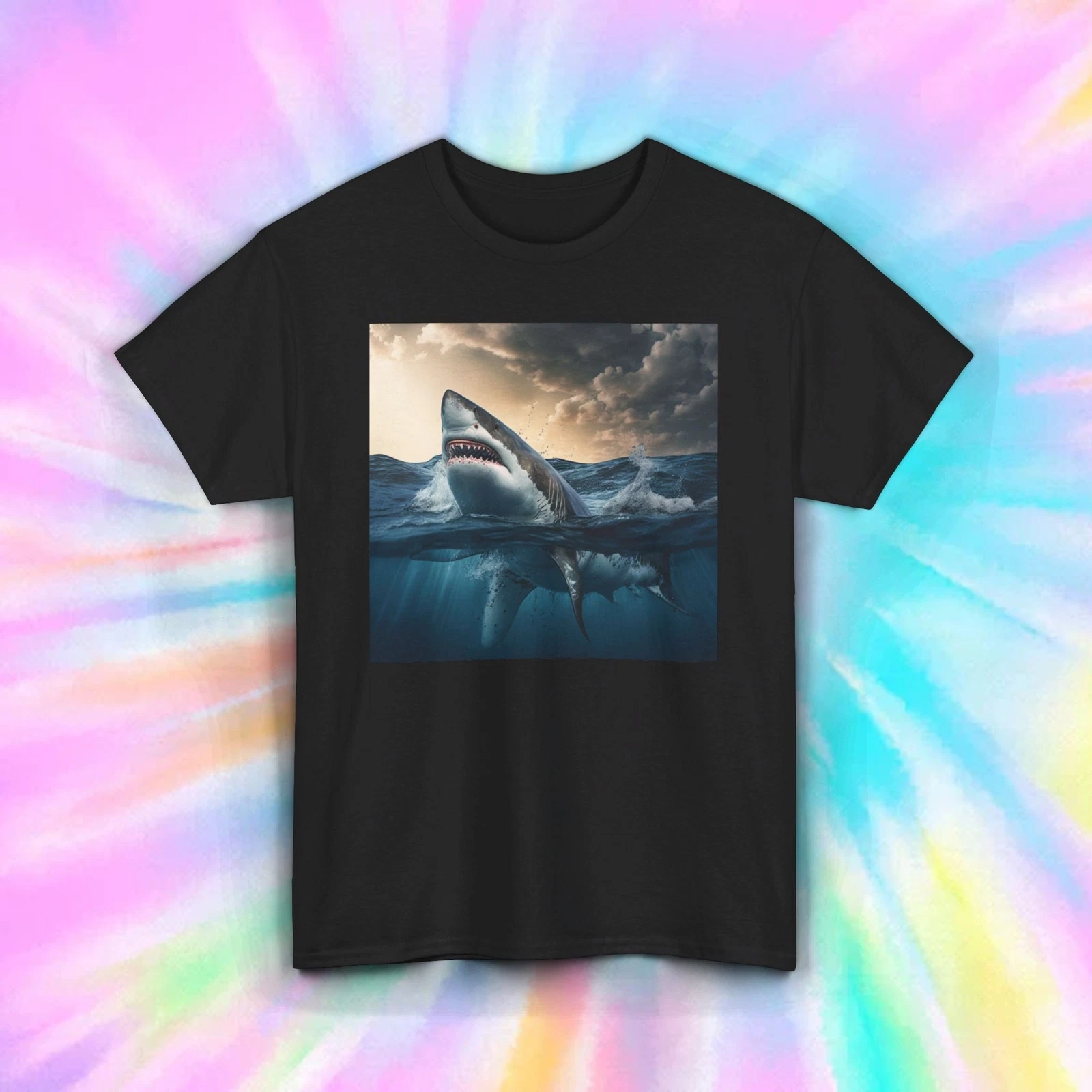 Great White Shark Graphic Ocean Predator Shark Lover Gift Apparel ...