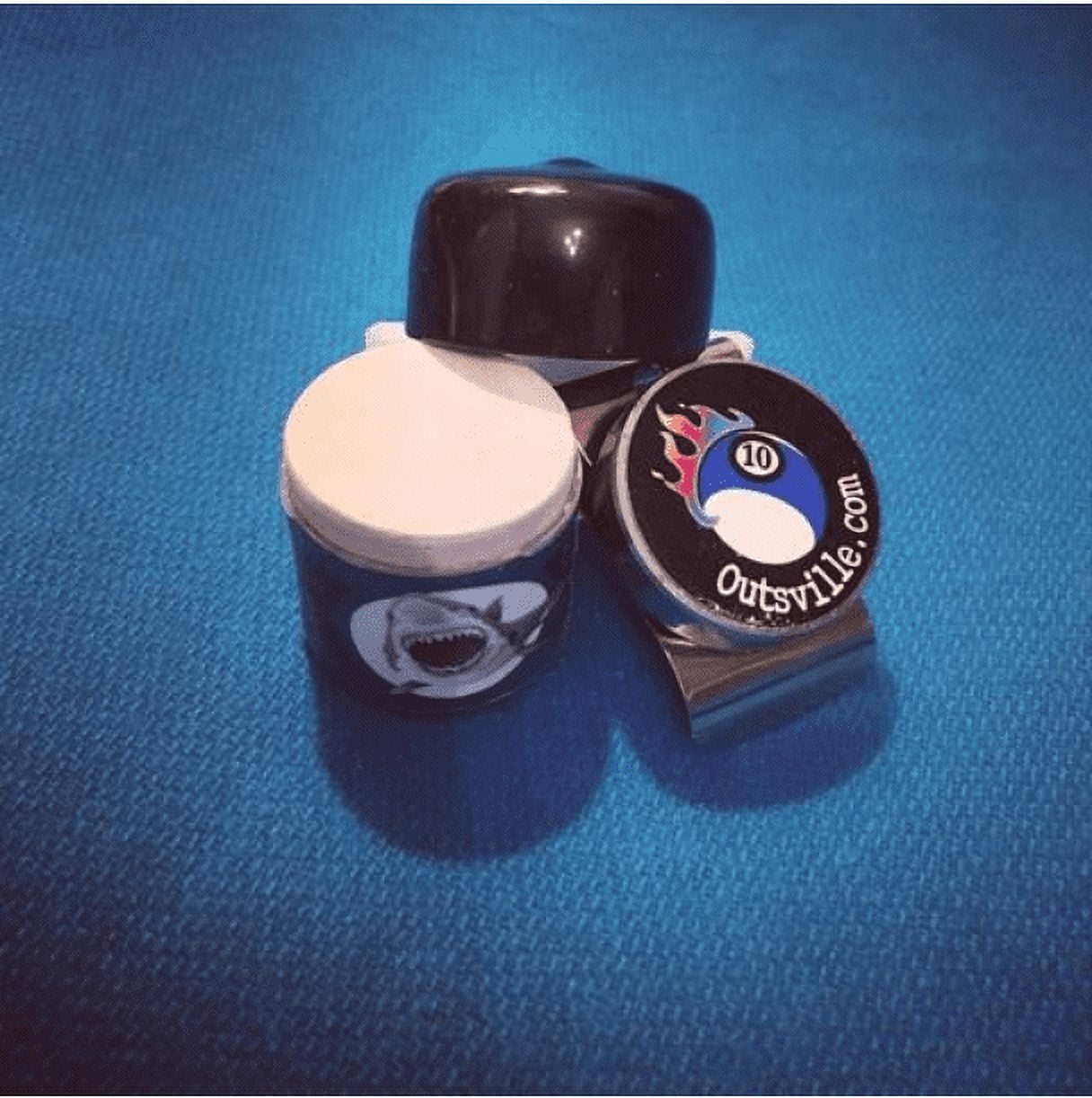 Great White TAN Sand Shark Chalk for Pool Cue Sticks by Outsville ...