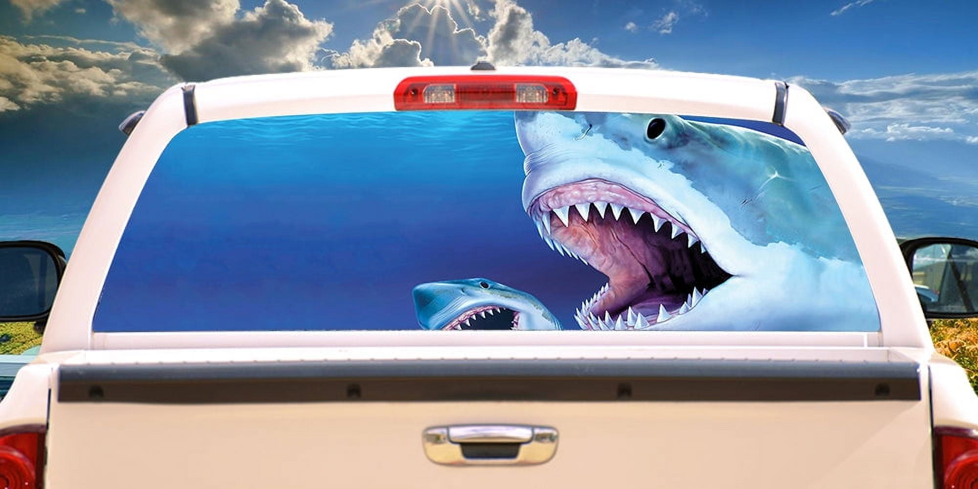 Great Whites Rear Window Graphic | HD Truck & Car Back Window Graphic ...