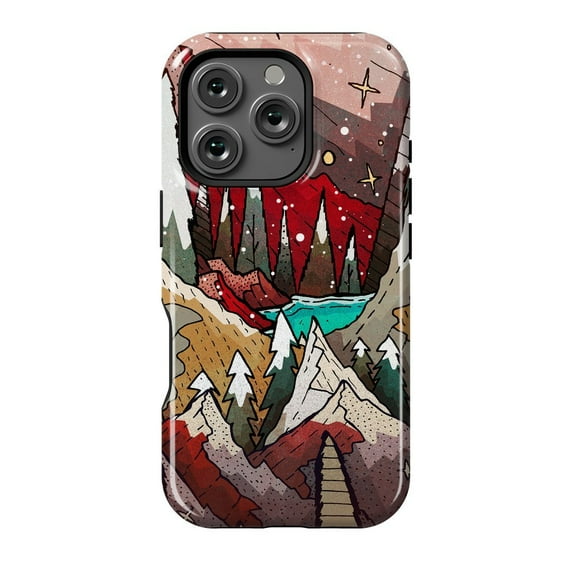 Great Winter Land Mountain Snow Scene Case for iPhone 17 to 11 Pro Max ...