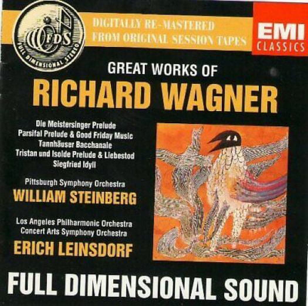 Great Works OF Richard Wagner (Music CD) - Walmart.com
