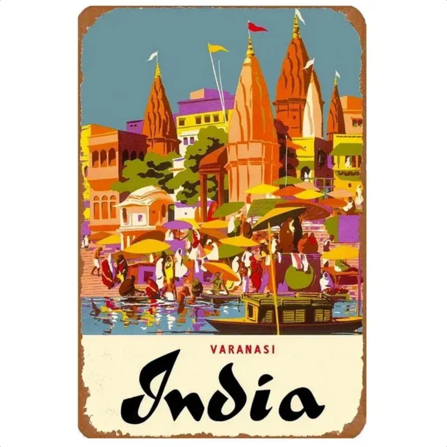 Great World Famous Metal Building Posters Plate Wall Decor for Man Cave ...