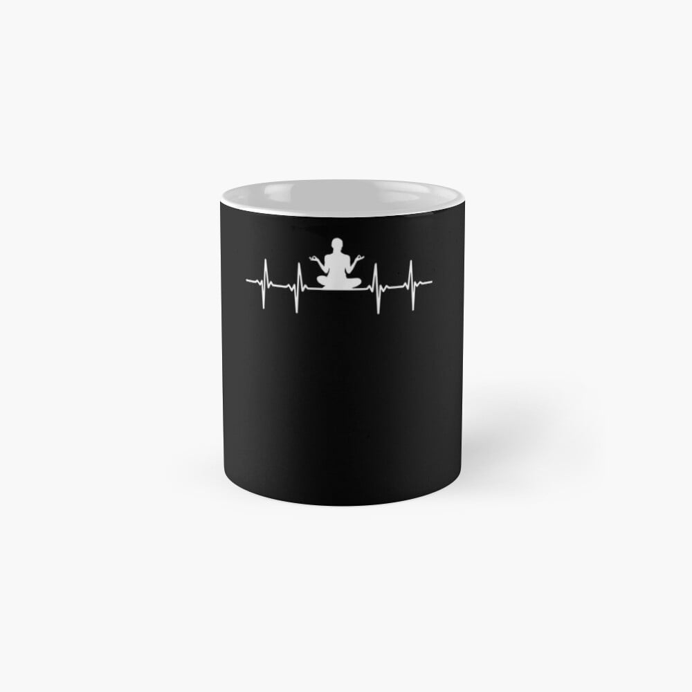 Great Yoga Heartbeat Git Classic Mug - Walmart.com