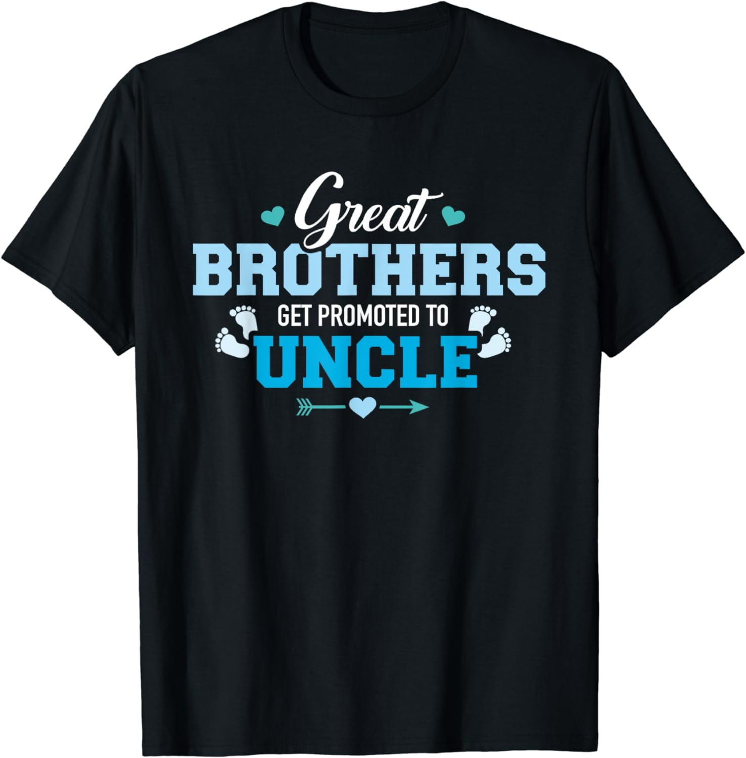 Great brothers get promoted to uncle T-Shirt - Walmart.com