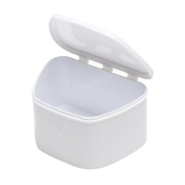 Great for dental container, retainer case, false teeth container ...