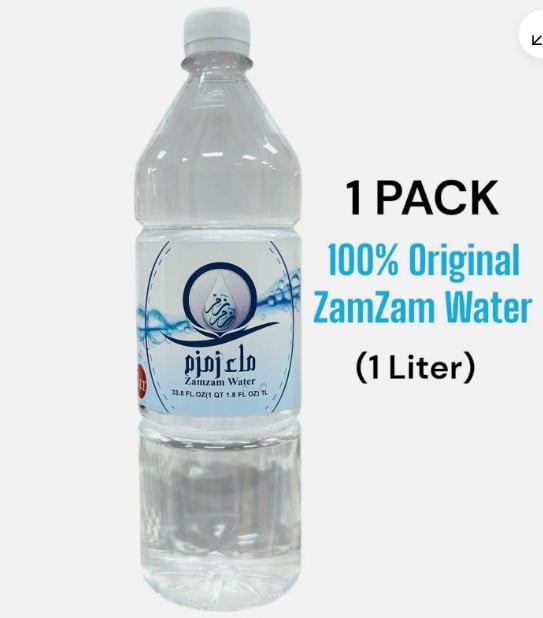 Great for gifts 1 Liter bottle of ZAMZAM 100% Authentic Water (1L) 1 ...