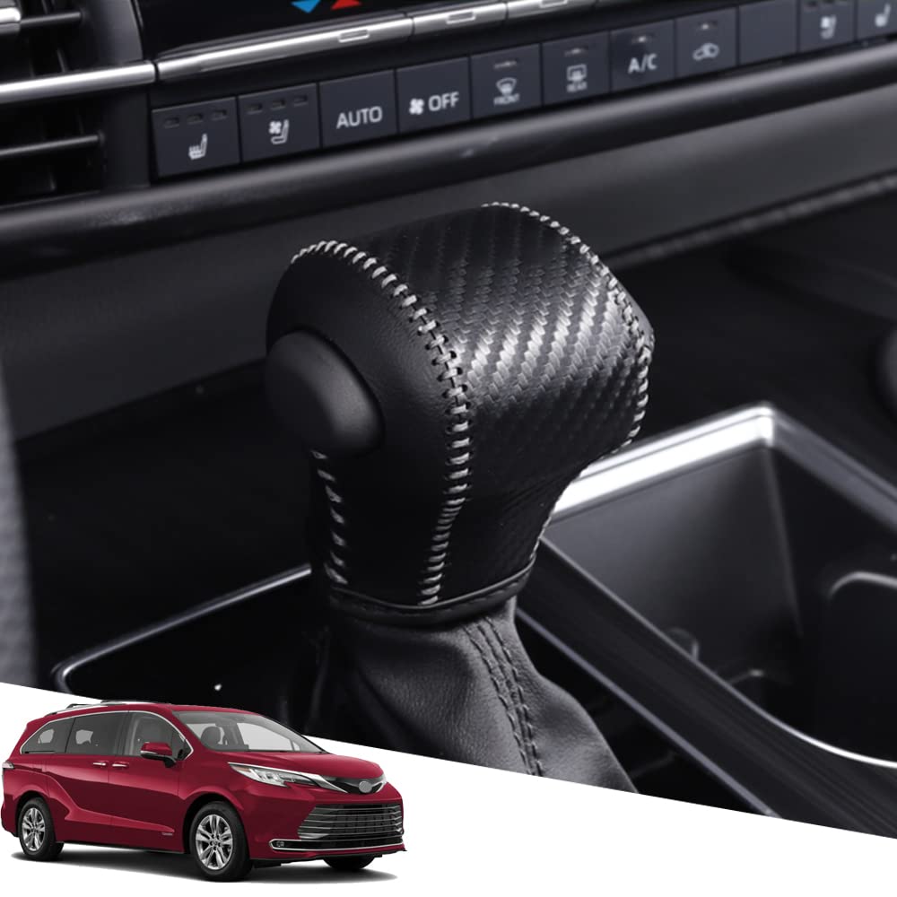Great-luck Genuine Leather Automatic at Gear Shift Knob Cover Protector ...