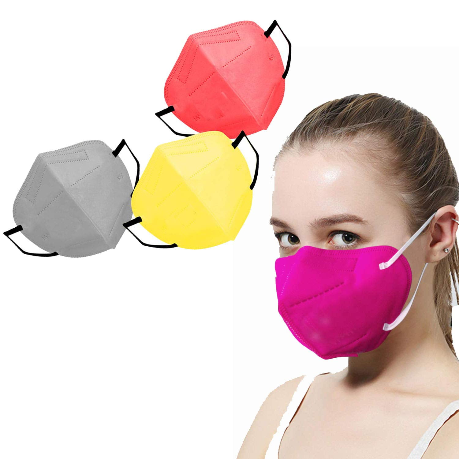 GreatDio N95 Multi Color Face Mask Reusable Washable CE ISO Certified ...
