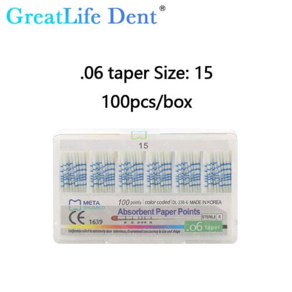 GreatLife Dent 10box Dental Endo Absorbent Paper Points Taper With ...
