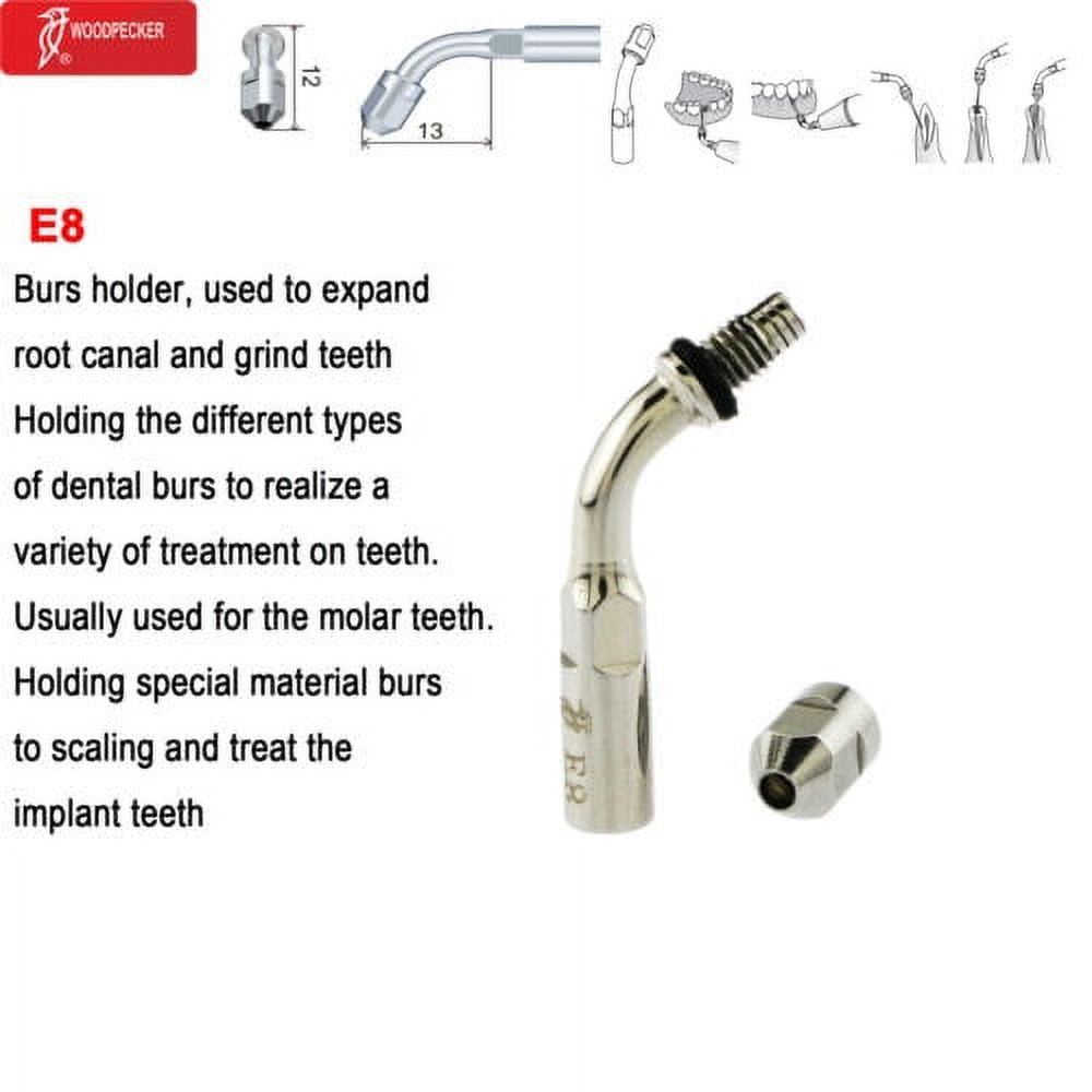 Greatlife Dent 5× Dental Ultrasonic Piezo Scaler Tips Fit Woodpecker