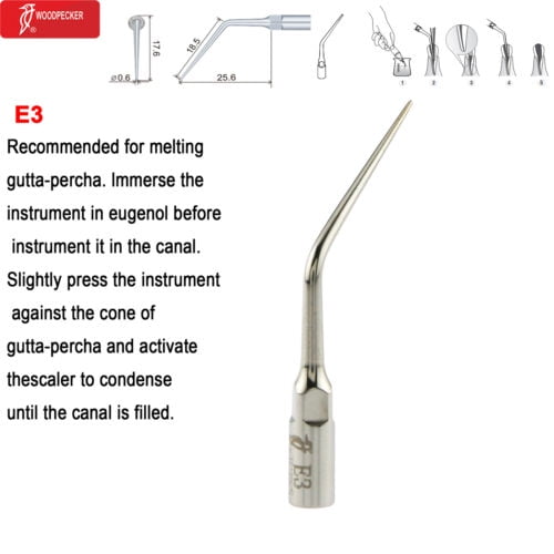 Greatlife Dent 5× Dental Ultrasonic Piezo Scaler Tips Fit Woodpecker