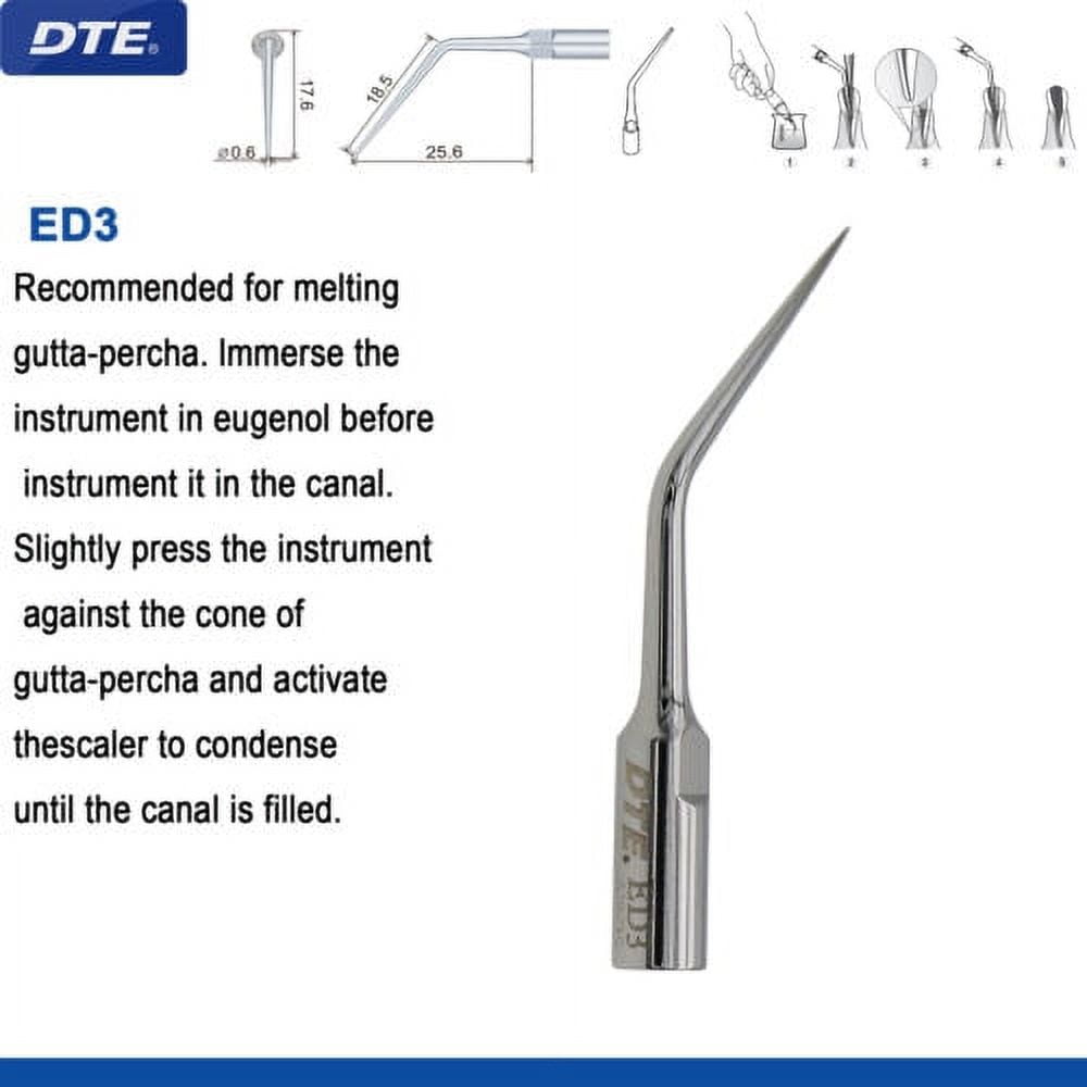 GreatLife Dent 5× Dental Ultrasonic Piezo Scaler Tips fit Woodpecker ...