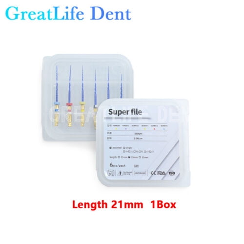 GreatLife Dent Dental Endo Root Canal Rotary FilesTaper Blue SX-F3 ...