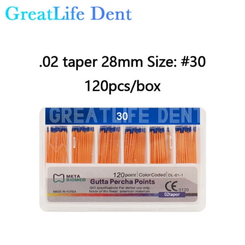 GreatLife Dent Gutta Percha Points 0.02/0.04/0.06/ 15-40 FF Assorted ...