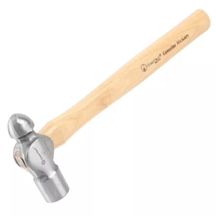 GreatNeck 16 Ounce Hickory Ball Peen Hammer, Auto Body Hammer, Wood ...