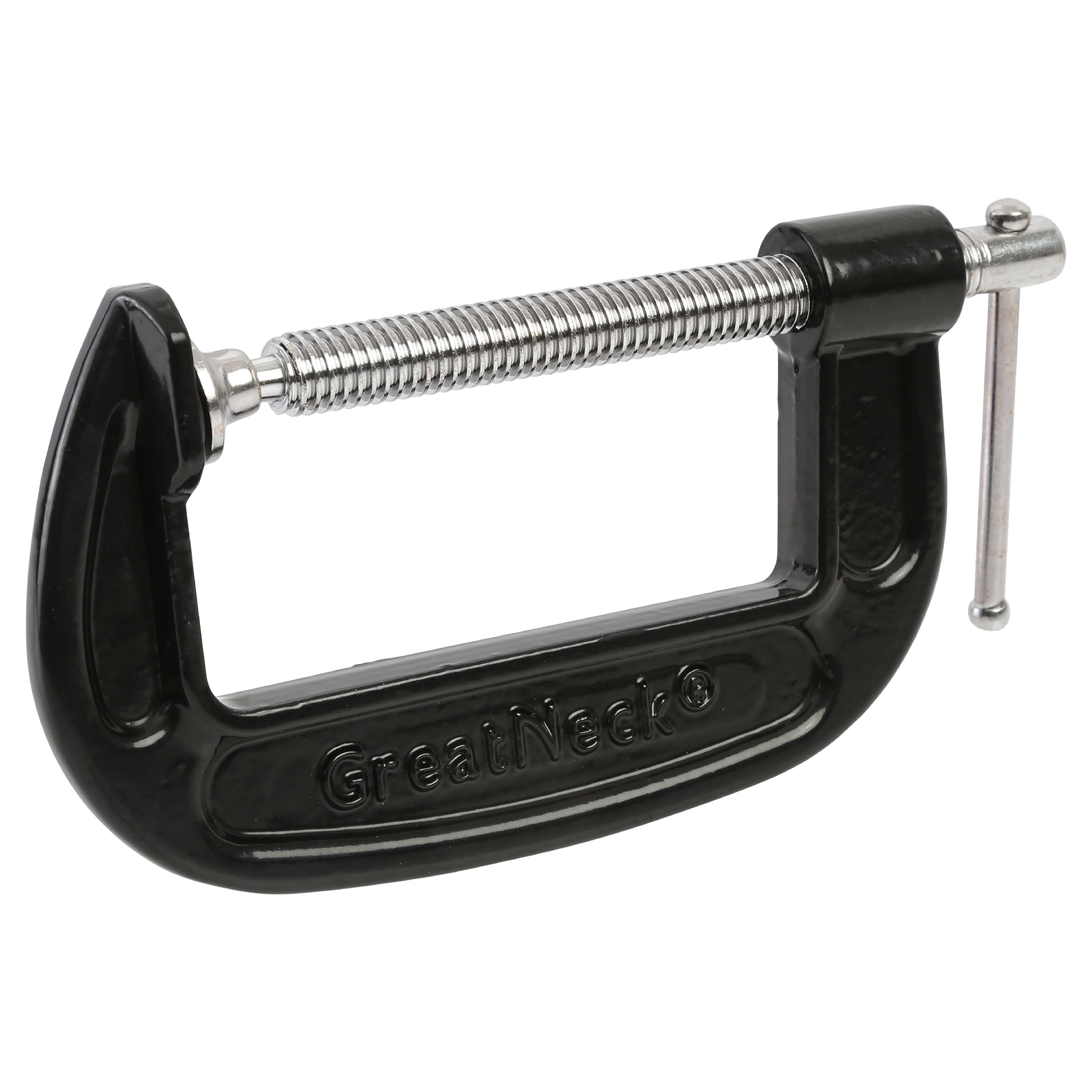 GreatNeck Cast Iron C-Clamp, Black, 4 inch - Walmart.com