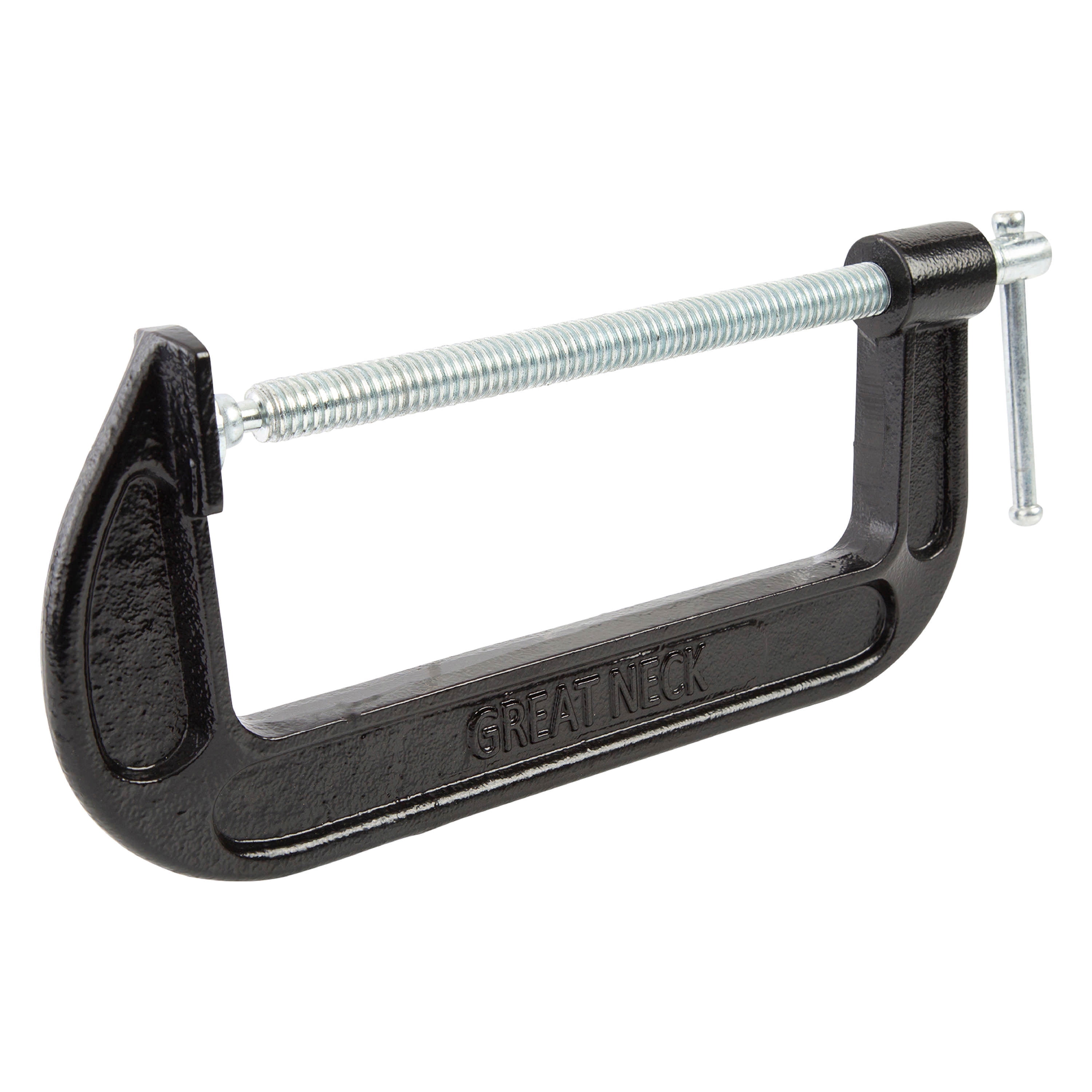 GreatNeck Cast Iron C-Clamp, Black, 8 inch - Walmart.com