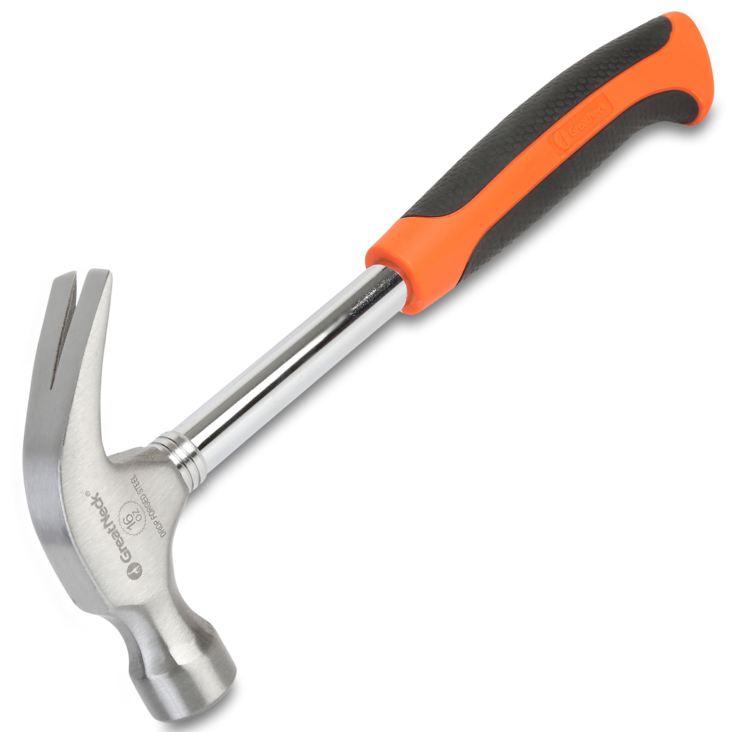 GreatNeck Curved Claw Steel Hammer with Oversized Slip-Risistant Handle ...