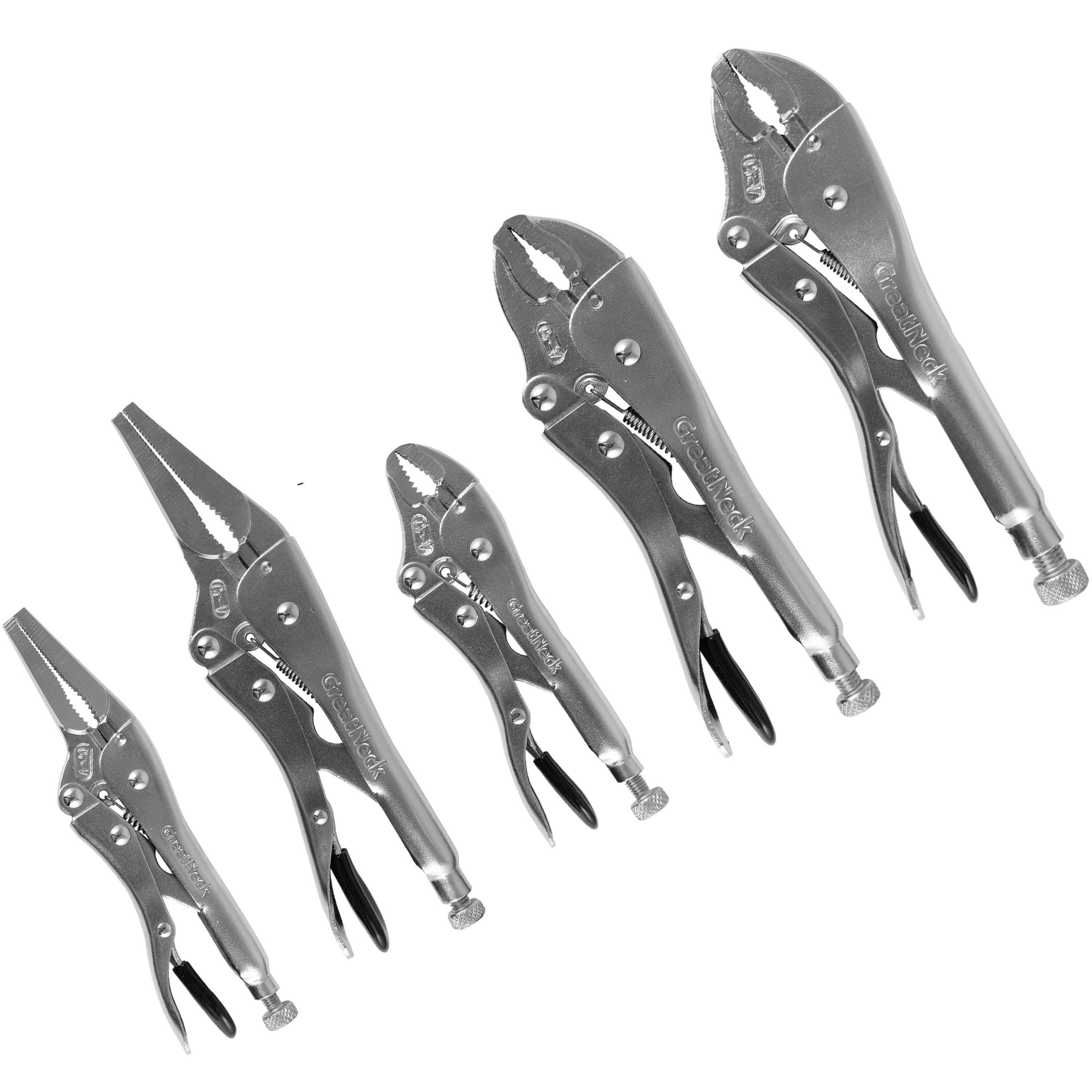 GreatNeck Locking Pliers Sets, 5 Pieces - Walmart.com