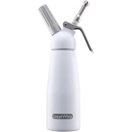 500ml Aluminum Whipped Cream Dispenser, Silver Professional Whipper, 1 ...