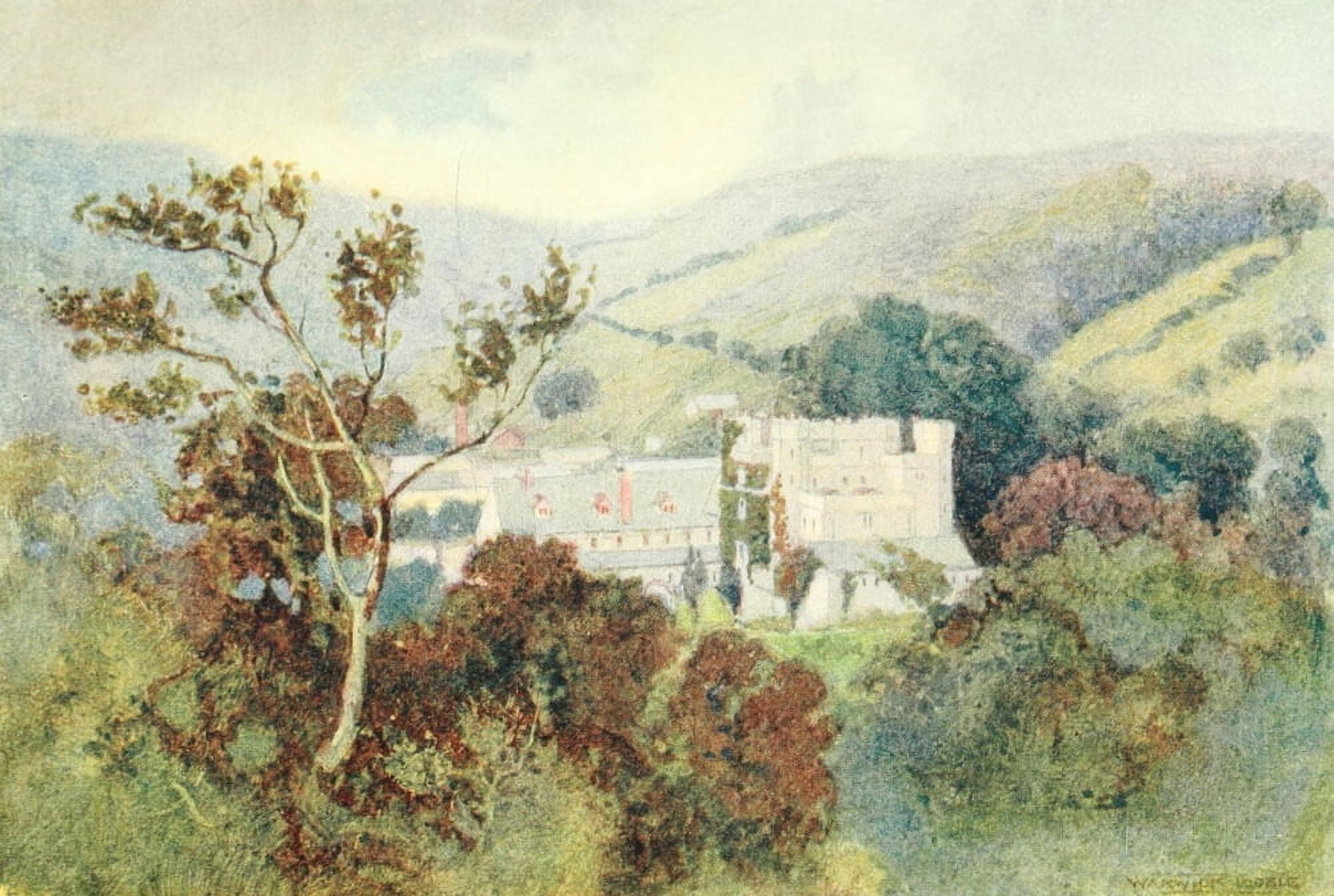 Greater Abbeys of England 1908 Buckfast Abbey Poster Print by Warwick ...