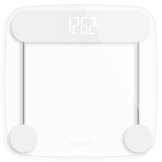 Taylor Digital Clear Glass Bathroom Scale with Unique Curved Design ...