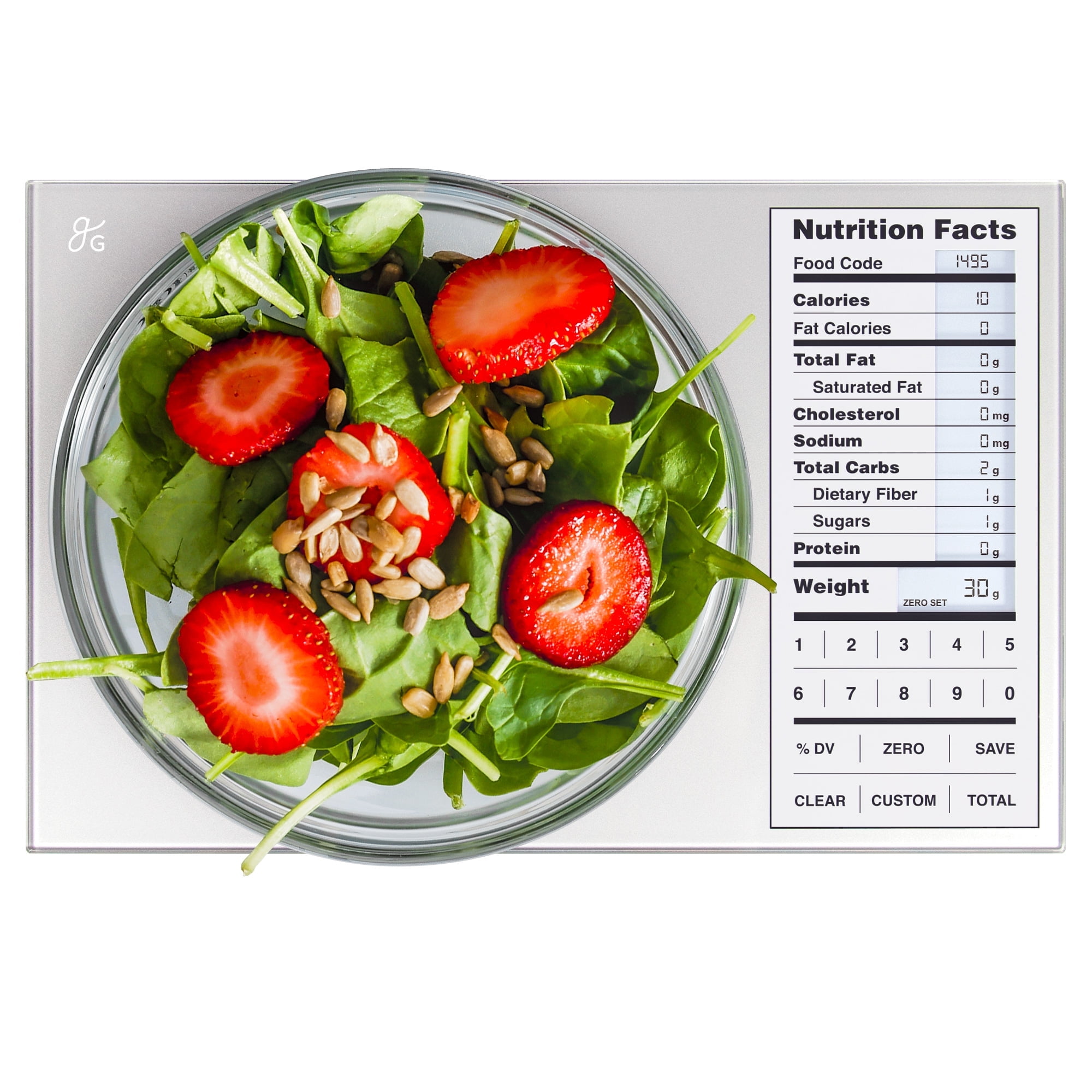 Greater Goods Digital Nutrition Food Scale, LCD Display, Calorie Meal ...