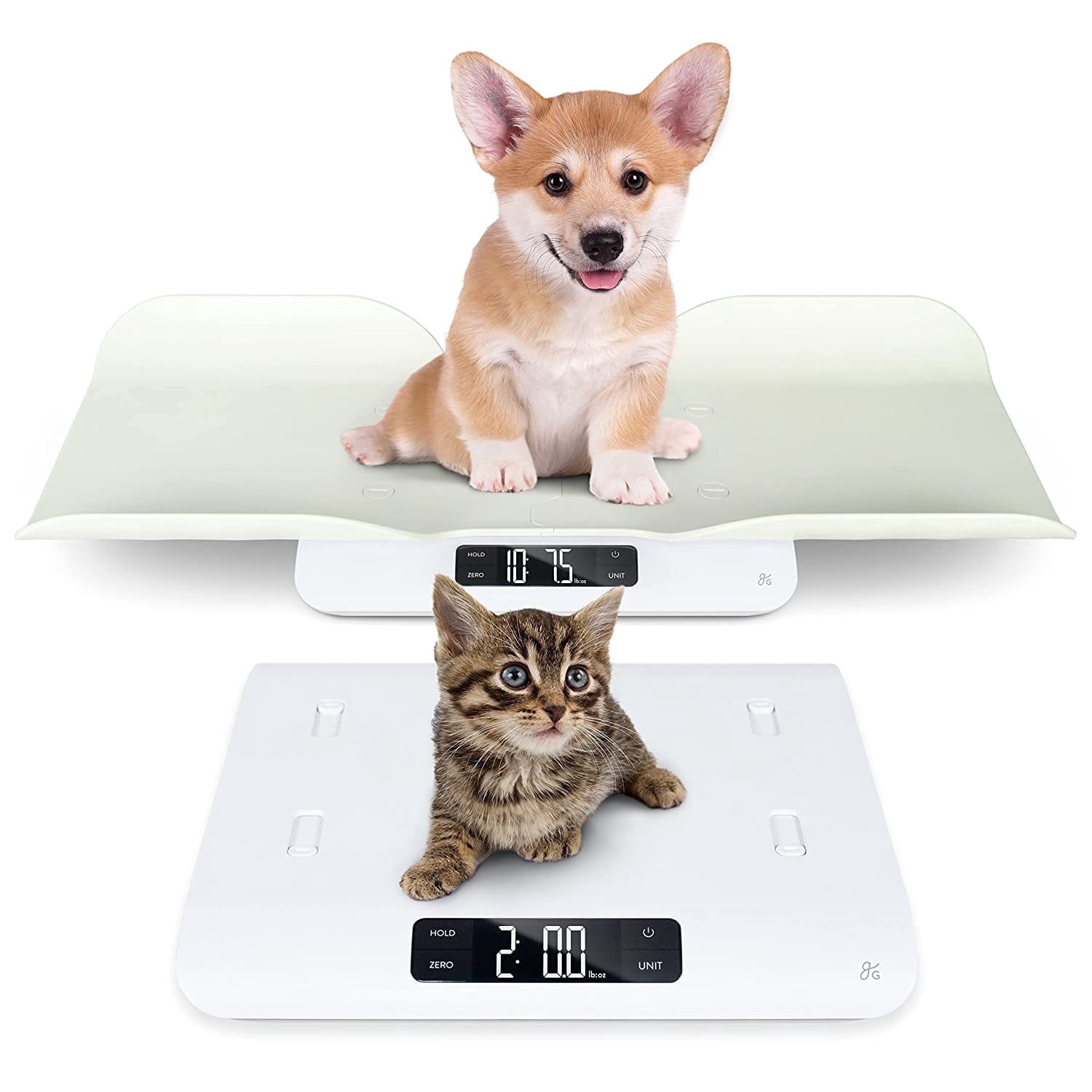 Greater Goods Digital Pet Scale, Kitten, Rabbit, Puppy, Wiggly-Proof ...