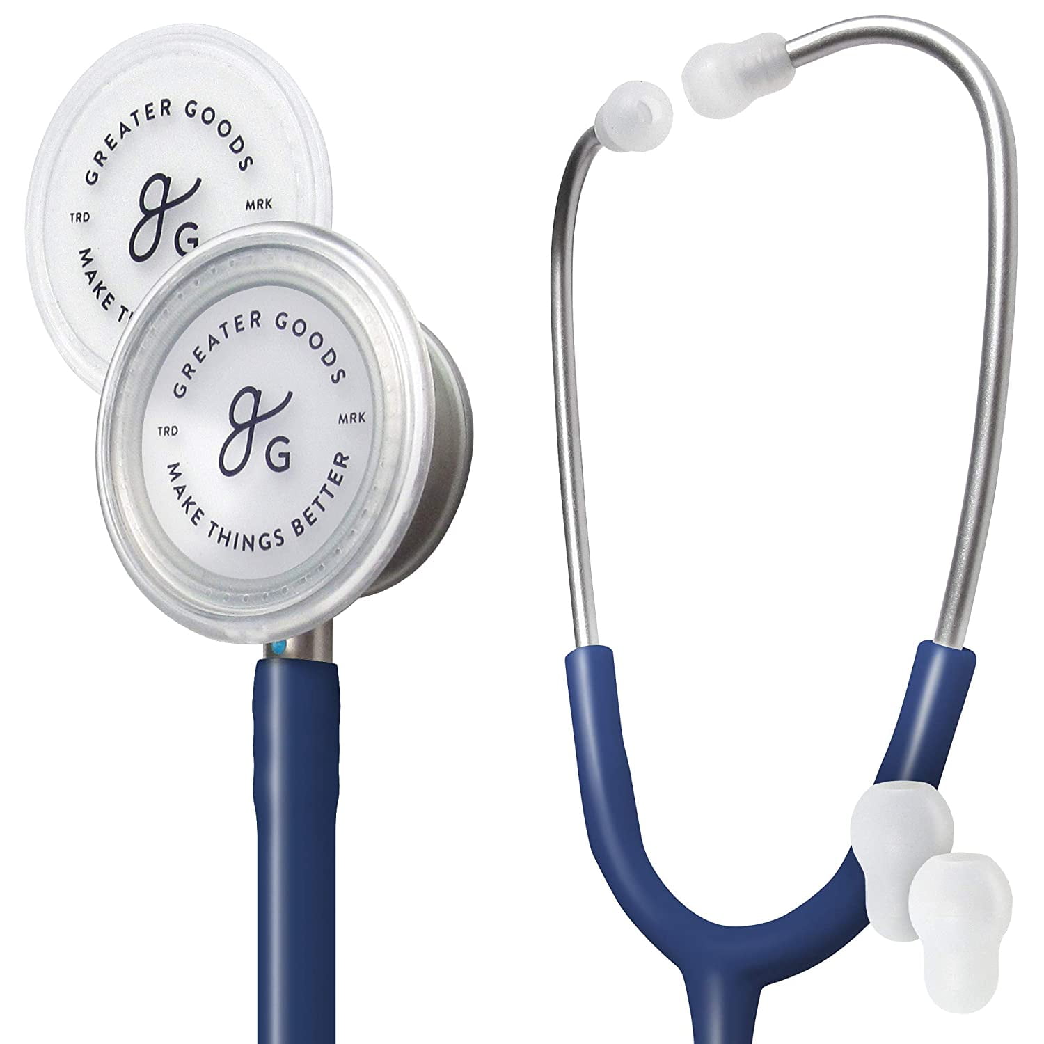 Greater Goods Dual-Head Stethoscope, Clear Doctors, Nurses, Students ...