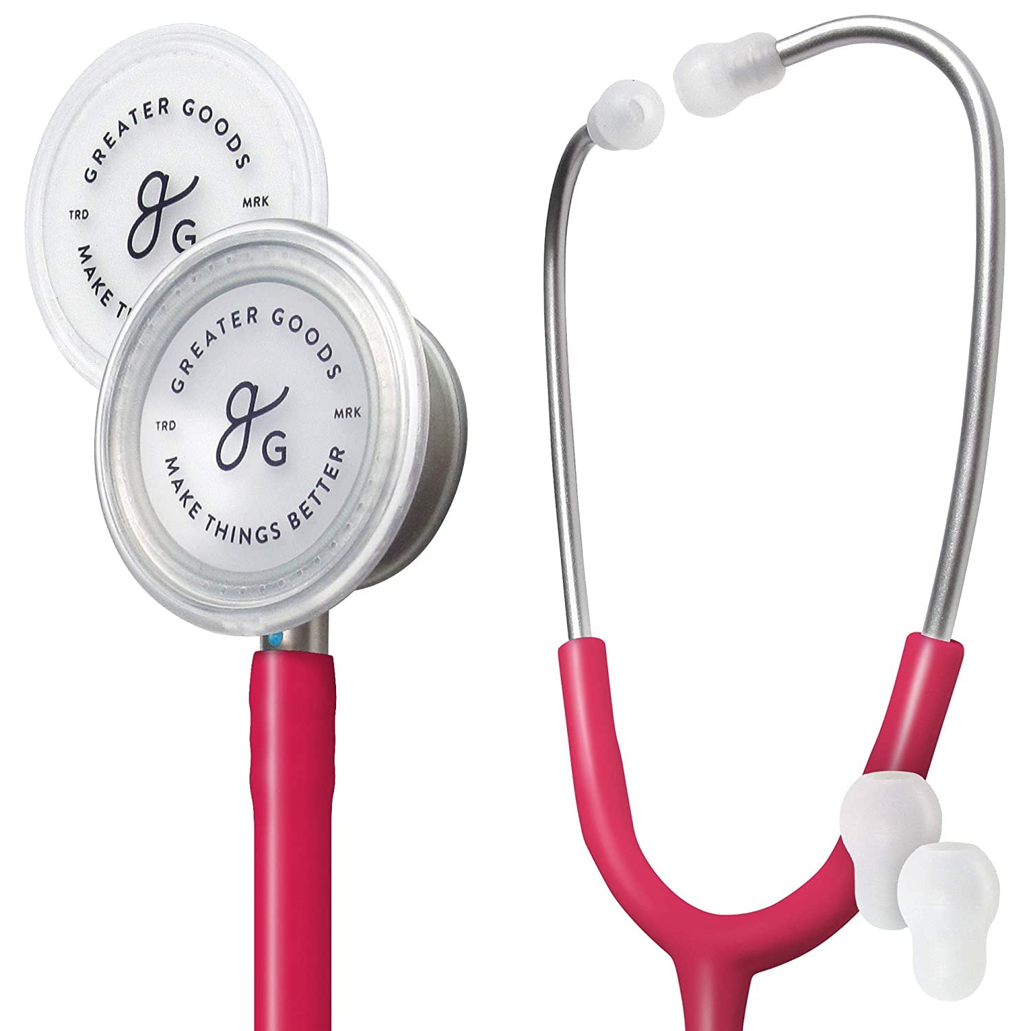 Greater Goods Dual-Head Stethoscope, Clear Doctors, Nurses, Students ...