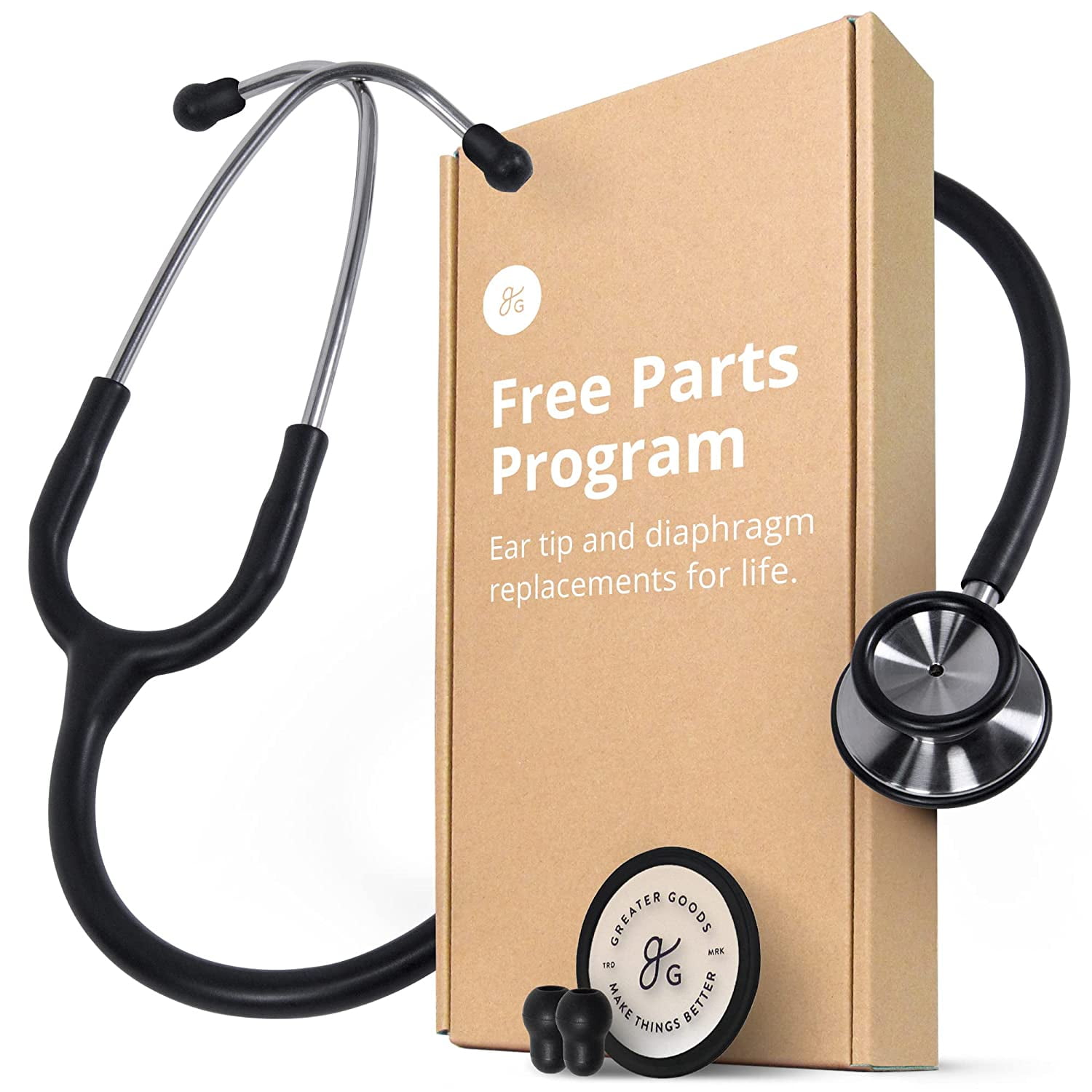 Greater Goods Professional Dual-Head Stethoscope with Adjustable ...