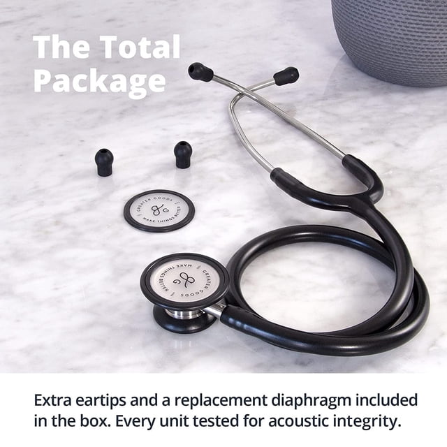 Greater Goods Professional Dual-Head Stethoscope with Adjustable ...