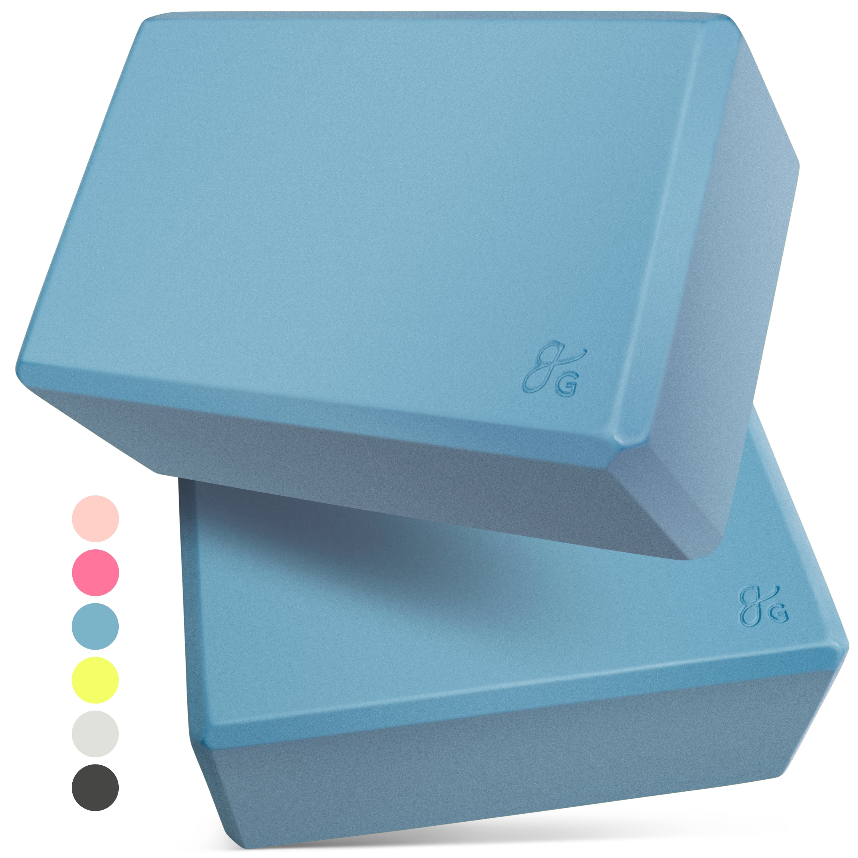 Greater Goods Premium Yoga Blocks Set; Lightweight, Non-Slip, Latex ...