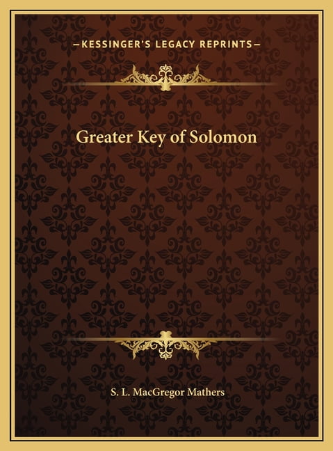 Greater Key of Solomon, (Hardcover) - Walmart.com