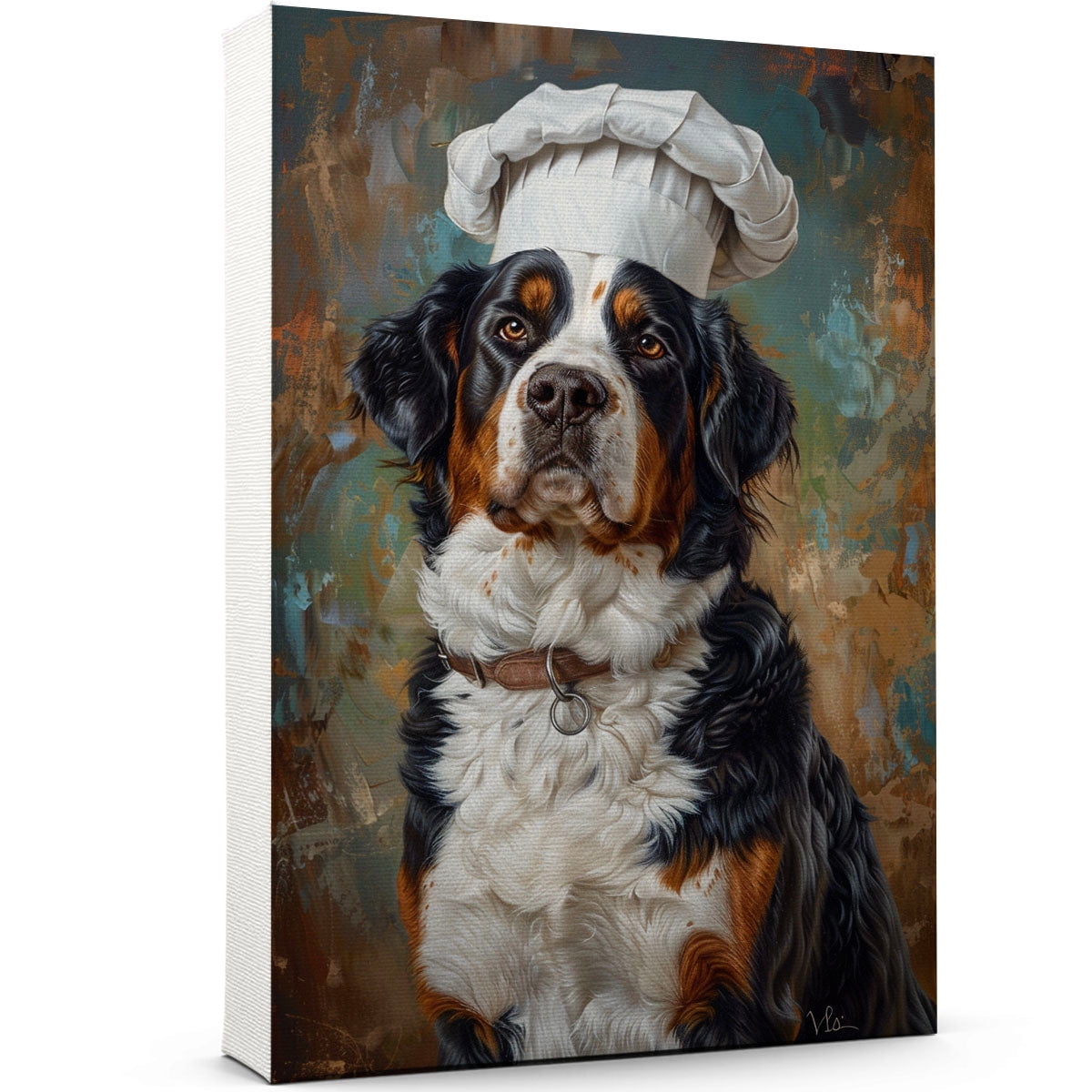 Greater Swiss Mountain Dog Chef Poster, Greater Swiss Mountain Dog ...