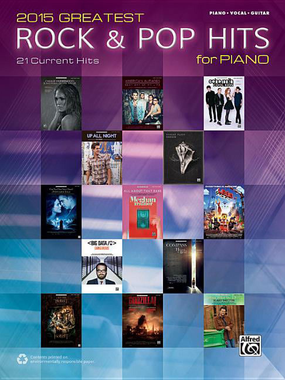 Greatest Hits: 2015 Greatest Rock & Pop Hits for Piano: 21 Current Hits ...